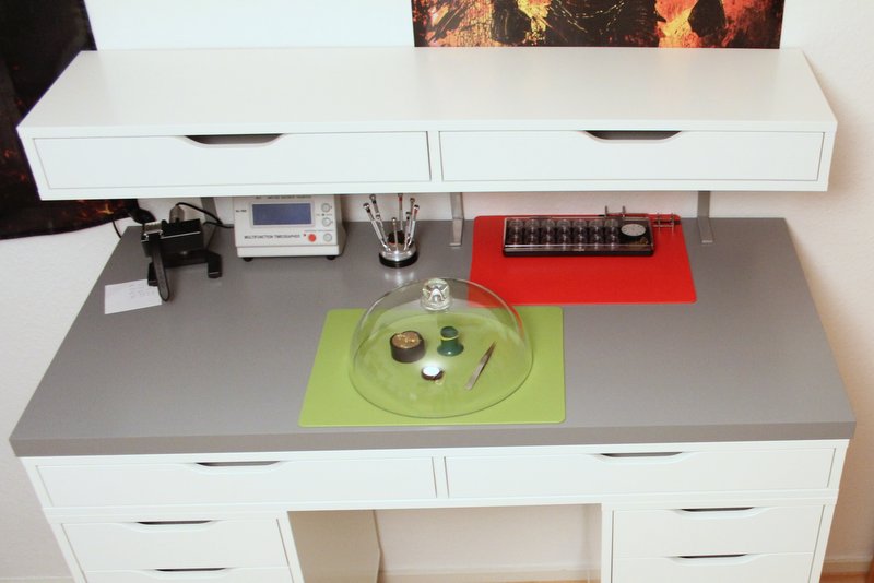 A 100% IKEA hobby watch maker bench - Dirk E. Fassbender